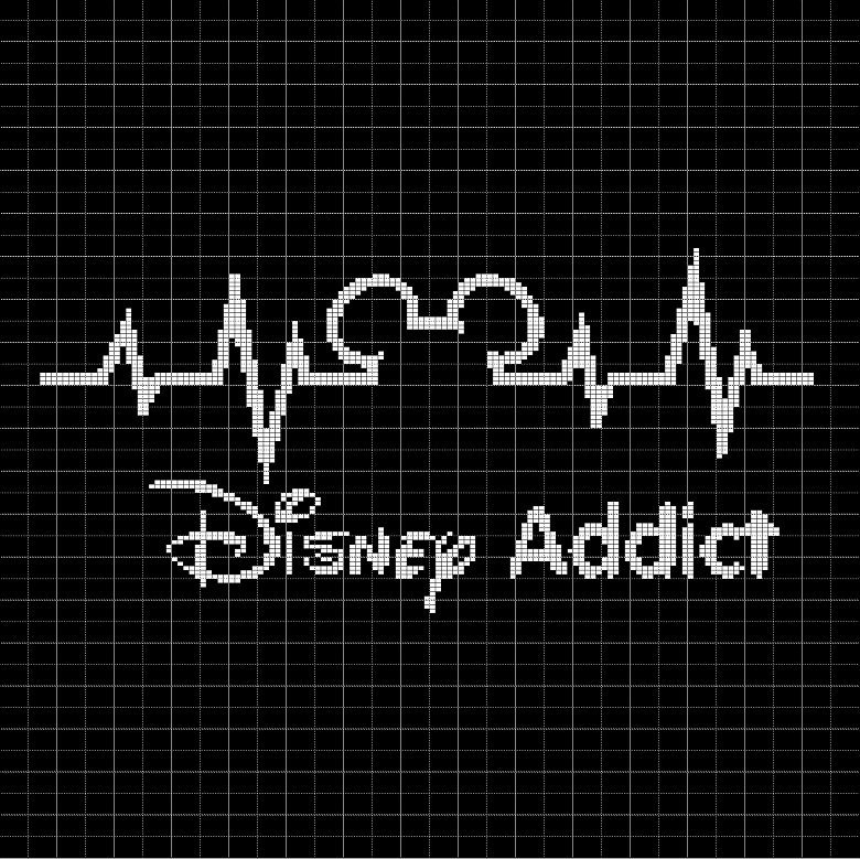 DISNEY ADDICT CROCHET AFGHAN PATTERN GRAPH