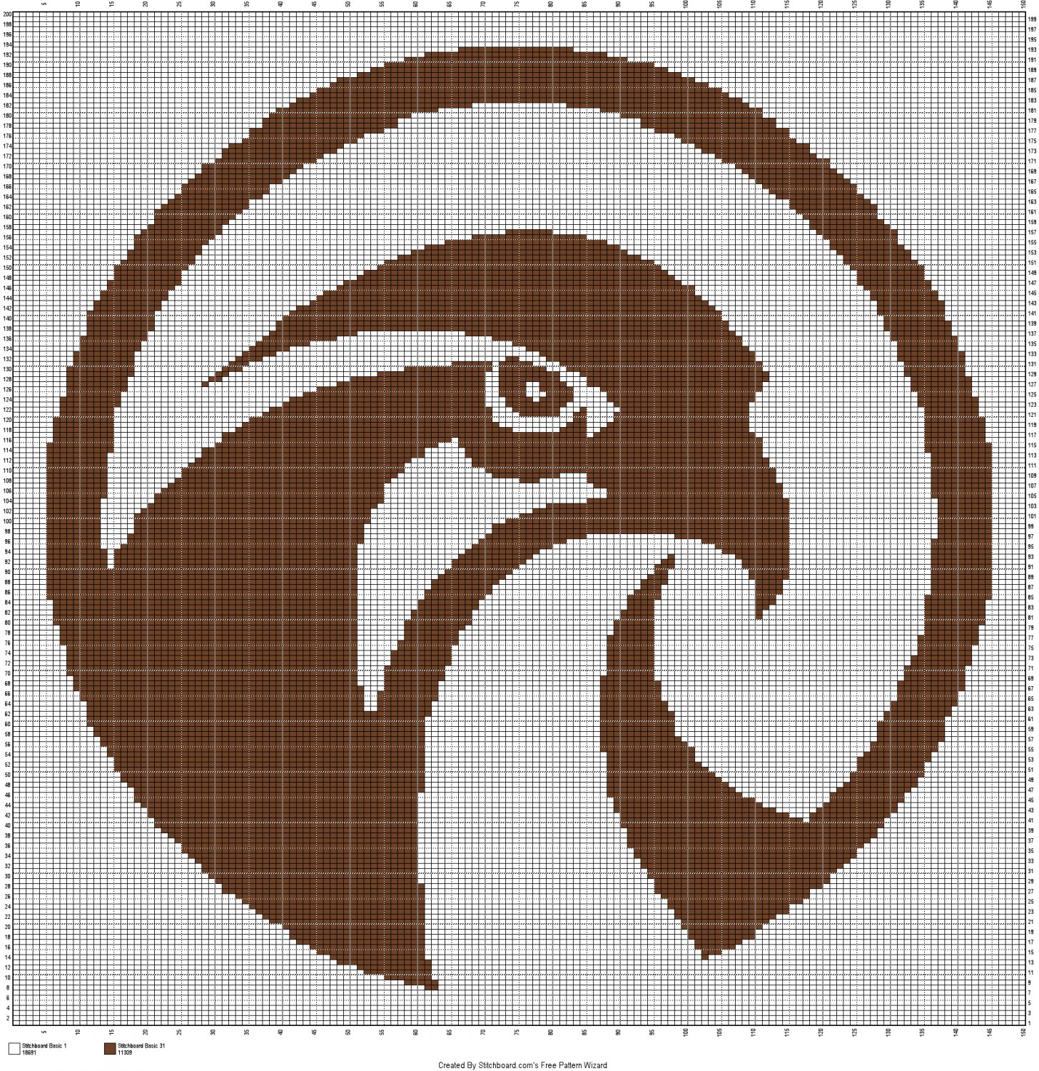 HAWK HEAD CROCHET AFGHAN PATTERN GRAPH