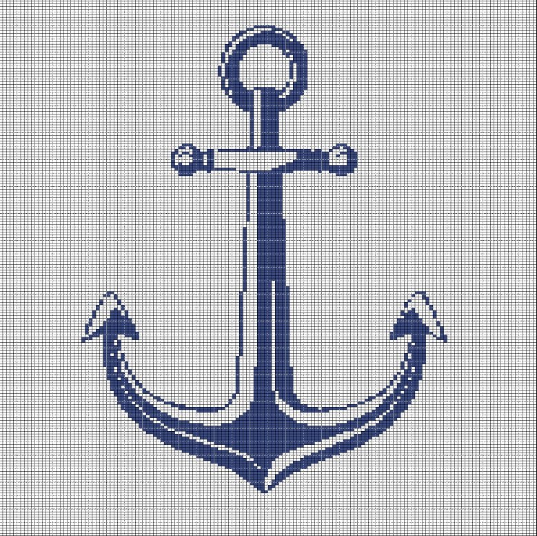 ANCHOR 6 CROCHET AFGHAN PATTERN GRAPH
