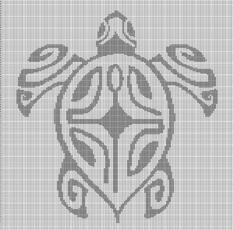 GRAY TURTLE CROCHET AFGHAN PATTERN GRAPH