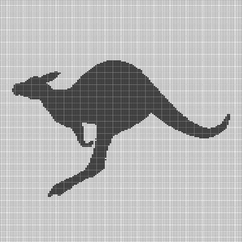 KANGAROO CROCHET AFGHAN PATTERN GRAPH