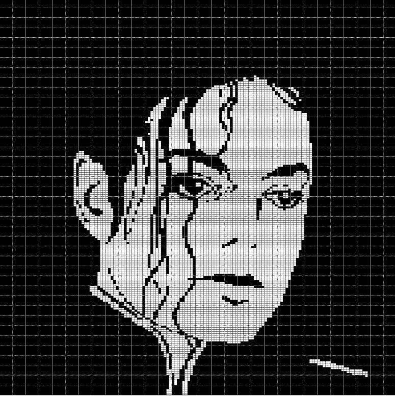 MICHAEL JACKSON 2 CROCHET AFGHAN PATTERN GRAPH