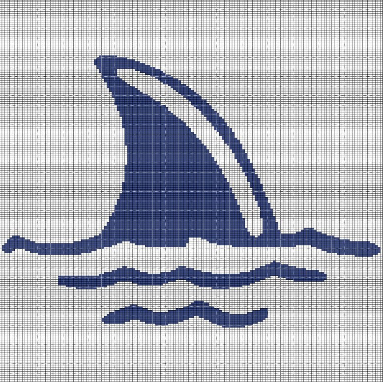 SHARK FIN CROCHET AFGHAN PATTERN GRAPH