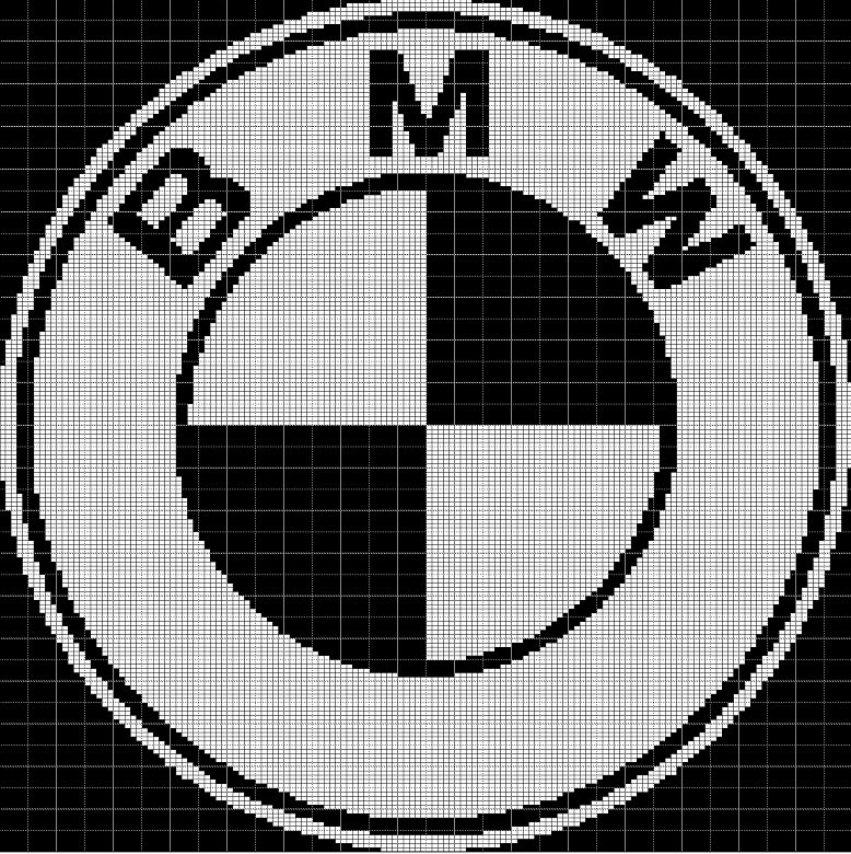 BMW CROCHET AFGHAN PATTERN GRAPH