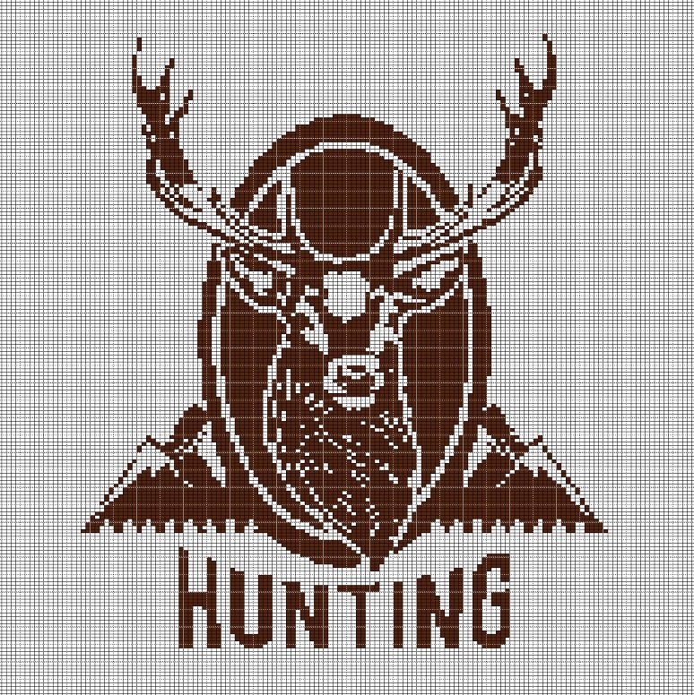 HUNTING CROCHET AFGHAN PATTERN GRAPH