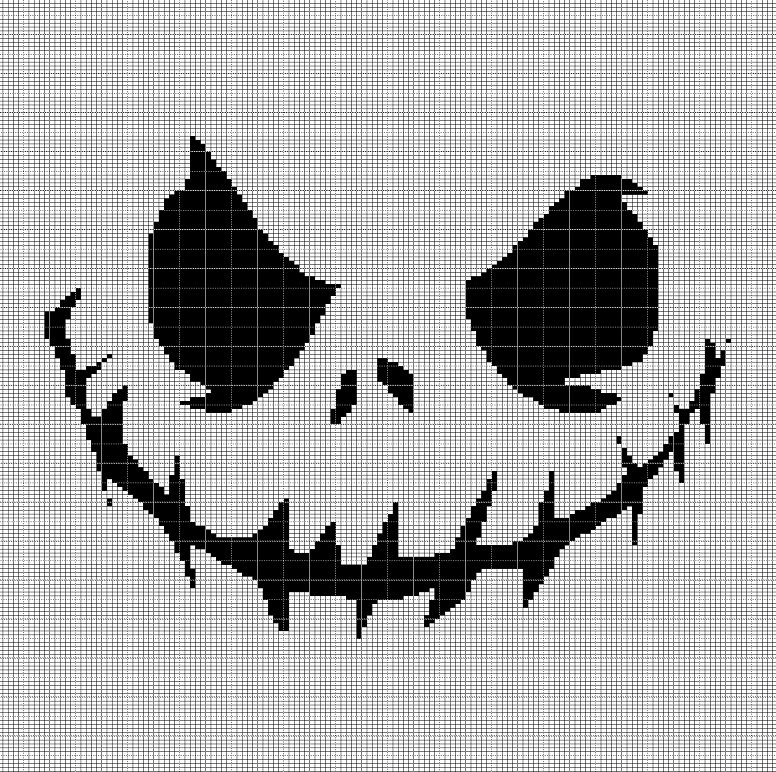 JACK SKELLINGTON 2 CROCHET AFGHAN PATTERN GRAPH