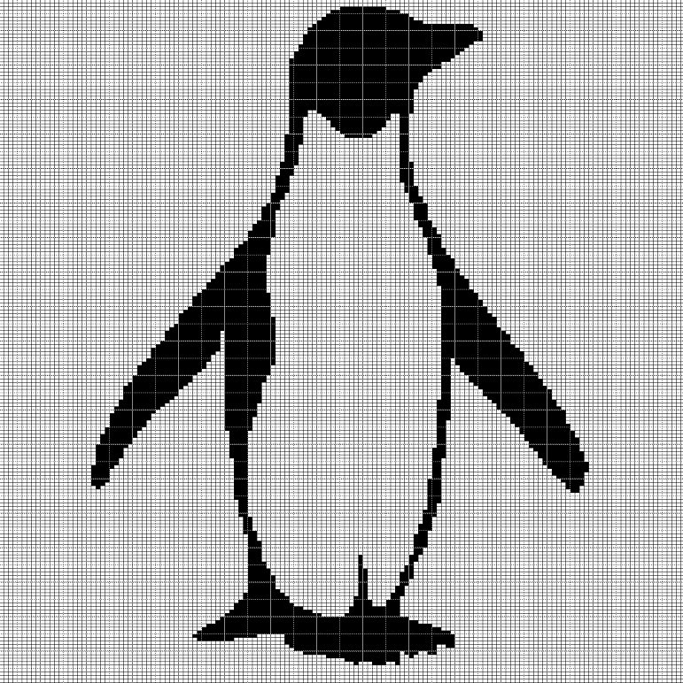 PENGUIN 5 CROCHET AFGHAN PATTERN GRAPH