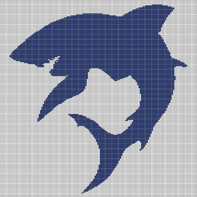 SHARK 15 CROCHET AFGHAN PATTERN GRAPH