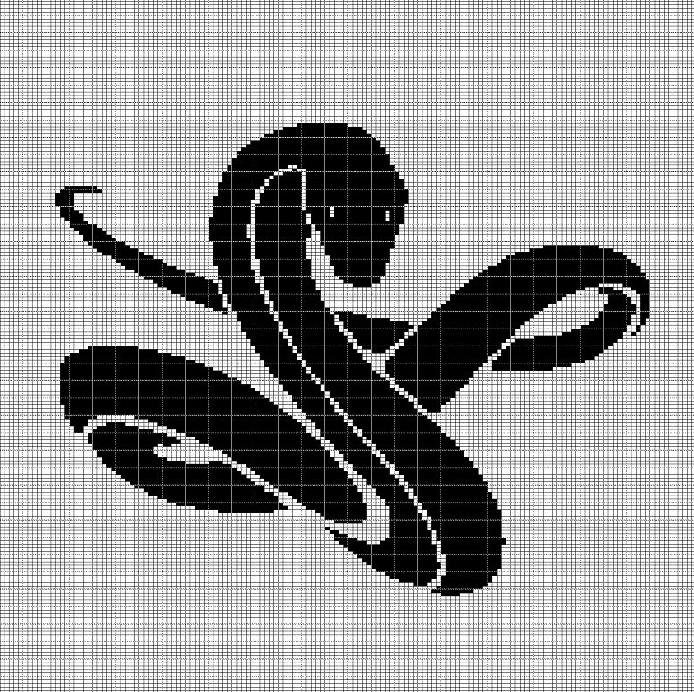 SNAKE CROCHET AFGHAN PATTERN GRAPH