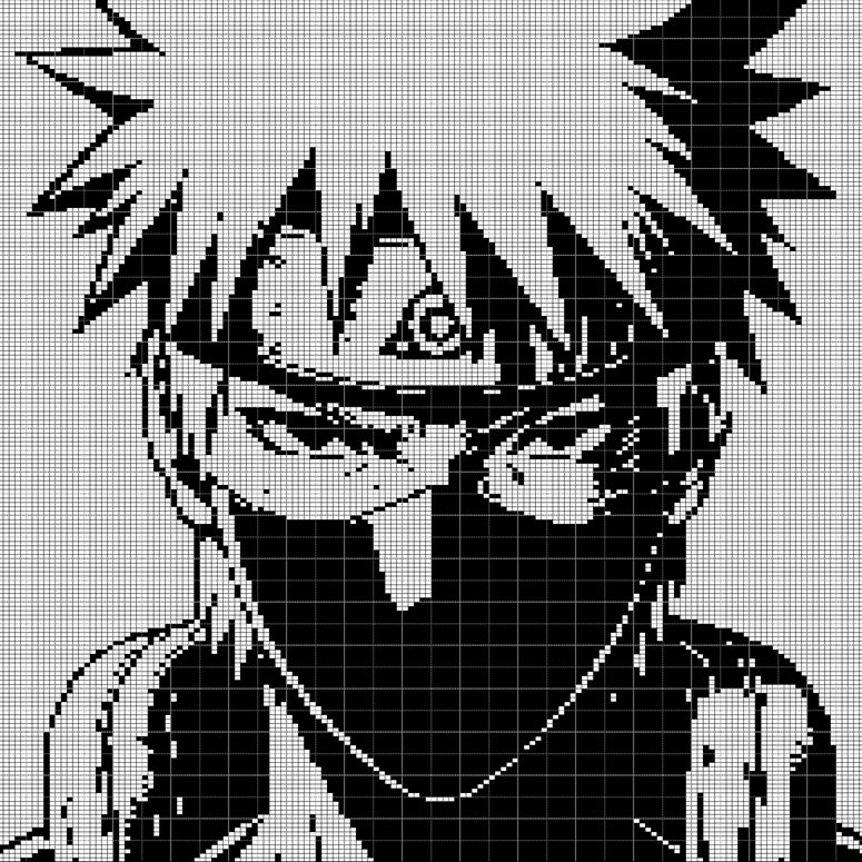 NARUTO 2 CROCHET AFGHAN PATTERN GRAPH