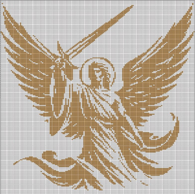 ANGEL 7 CROCHET AFGHAN PATTERN GRAPH