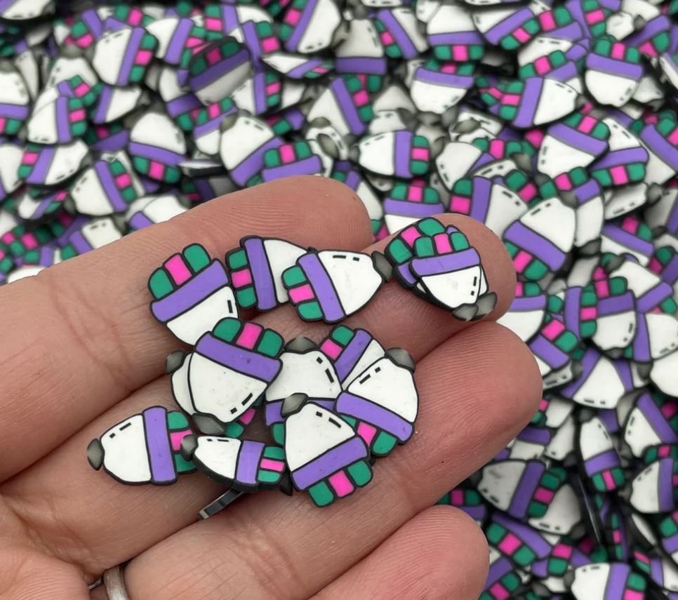 Larger Rocket Ship Polymer Clay Slices, Nail Art Slices, Faux sprinkles ...