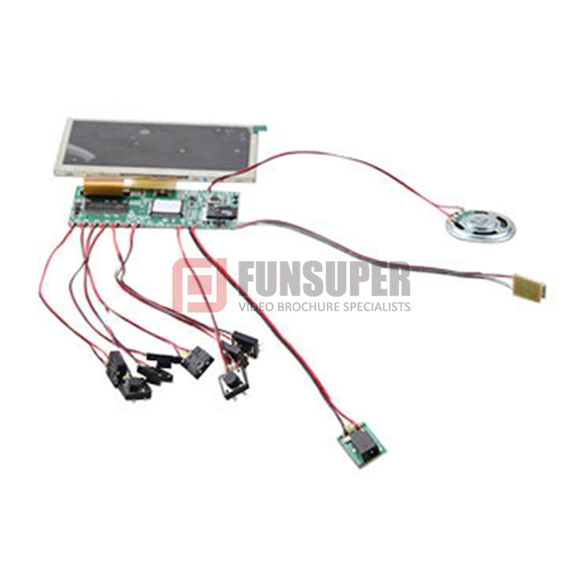4.3'' LCD Video Player Module Card for Mailer Postcard POS Screen VCM-043