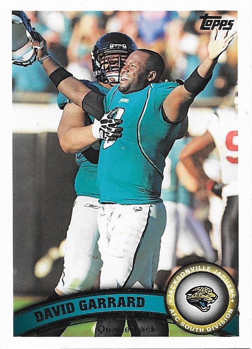 David Garrard 2011 Topps #88 Jacksonville Jaguars Football Card