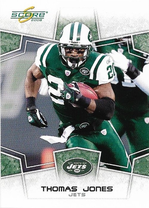Thomas Jones 2008 Score #223 New York Jets Football Card