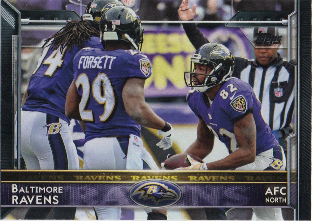Baltimore Ravens 2015 Topps #275 Football Team Card