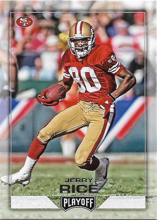 Jerry Rice 2016 Panini Playoff #198 San Francisco 49ers Football Card