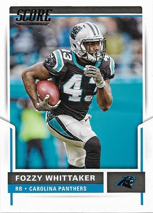 Fozzy Whittaker 2017 Score #83 Carolina Panthers Football Card