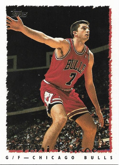 Toni Kukoc 1994-95 Topps #98 Chicago Bulls Basketball Card