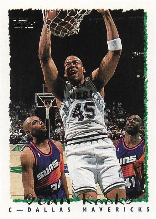 Sean Rooks 1994-95 Topps #19 Dallas Mavericks Basketball Card