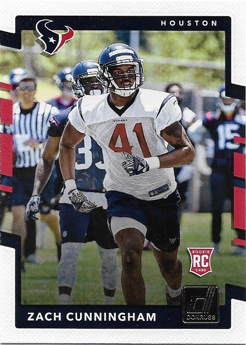 Zach Cunningham 2017 Donruss Rookie #353 Houston Texans Football Card