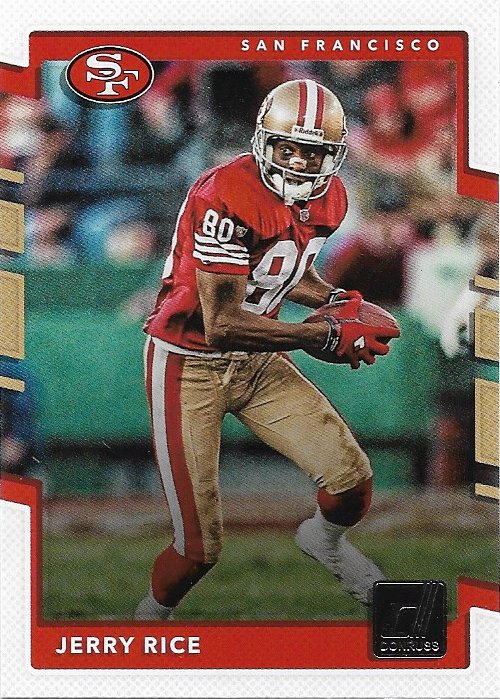 Jerry Rice 2017 Donruss #272 San Francisco 49ers Football Card