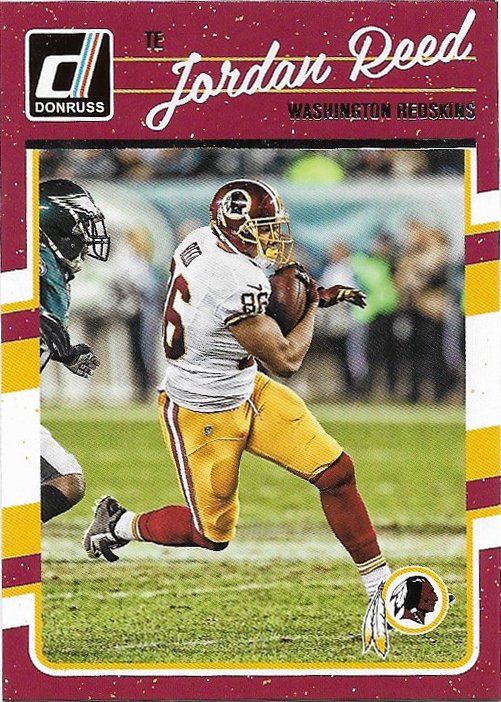 Jordan Reed 2016 Donruss #294 Washington Redskins Football Card