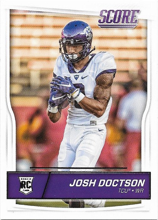 Josh Doctson 2016 Score Rookie #364 TCU Horned Frogs Football Card