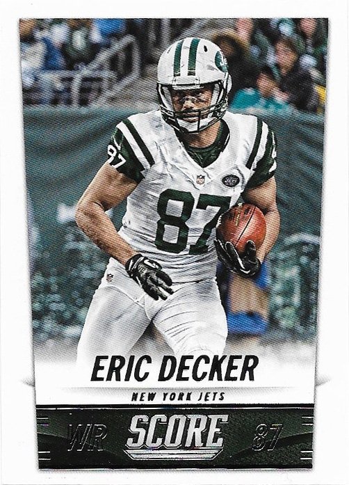 Eric Decker 2014 Score #152 New York Jets Football Card