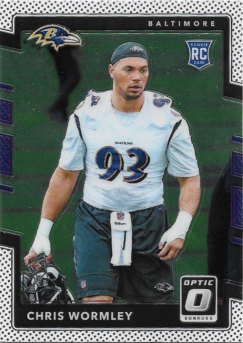 Chris Wormley 2017 Donruss Optic Rookie #143 Baltimore Ravens Football Card