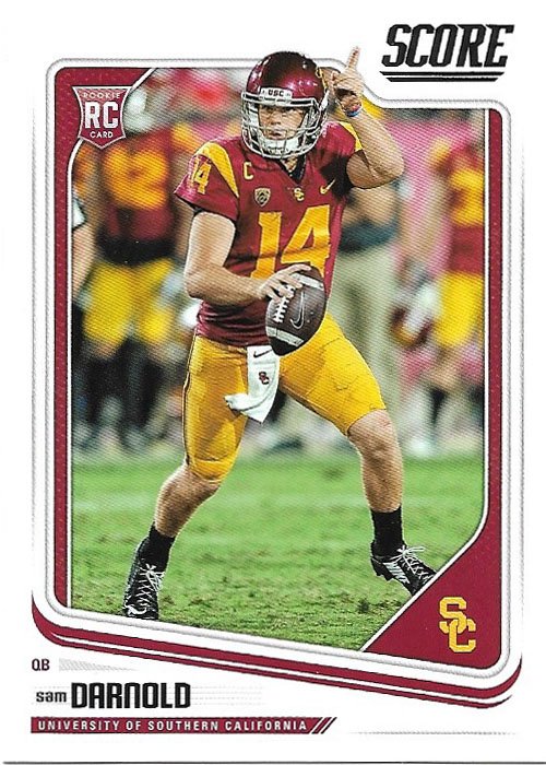 Sam Darnold 2018 Score Rookie #349 USC Trojans Football Card