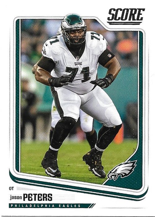 Jason Peters 2018 Score #266 Philadelphia Eagles Football Card