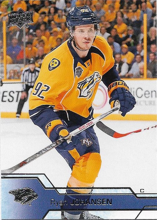 Ryan Johansen 2016-17 Upper Deck #110 Nashville Predators Hockey Card