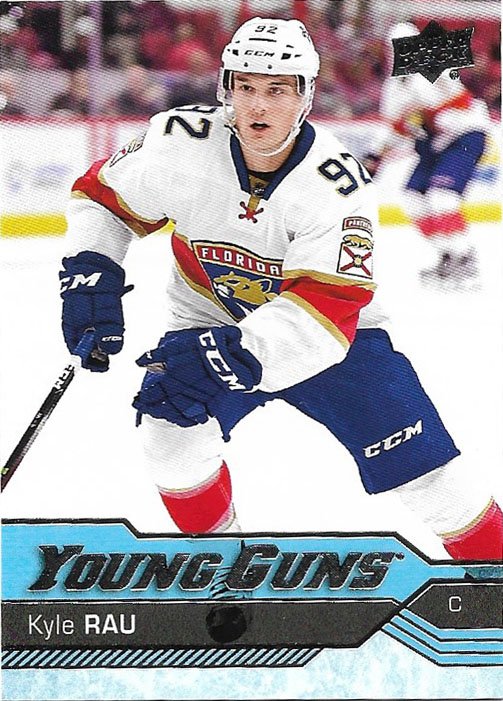 Kyle Rau 2016-17 Upper Deck Young Guns Rookie #483 Florida Panthers ...