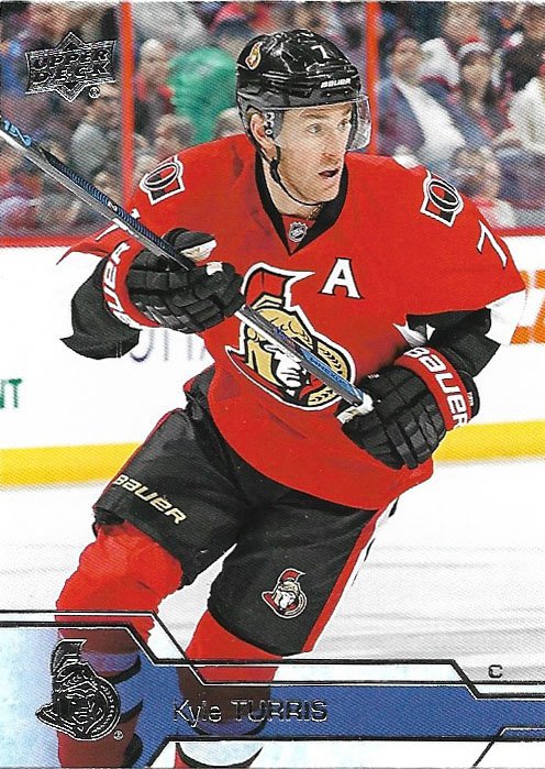 Kyle Turris 2016-17 Upper Deck #135 Ottawa Senators Hockey Card