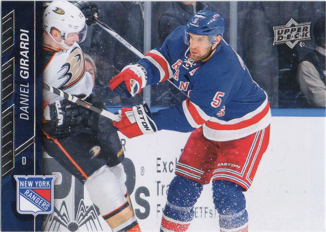 Daniel Girardi 2015-16 Upper Deck #127 New York Rangers Hockey Card