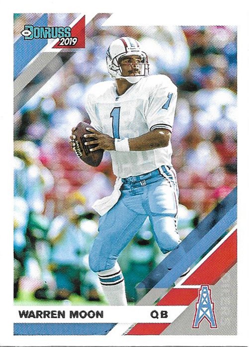 Warren Moon 2019 Donruss #113 Houston Oilers Football Card