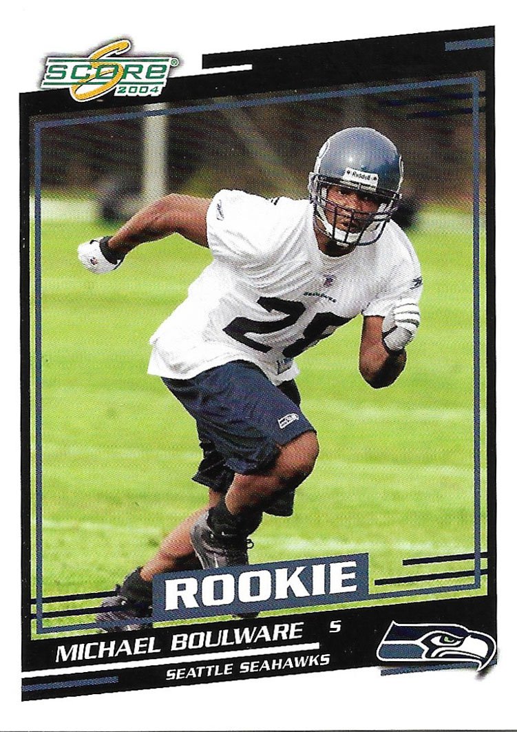 Michael Boulware 2004 Score Rookie #417 Seattle Seahawks Football Card