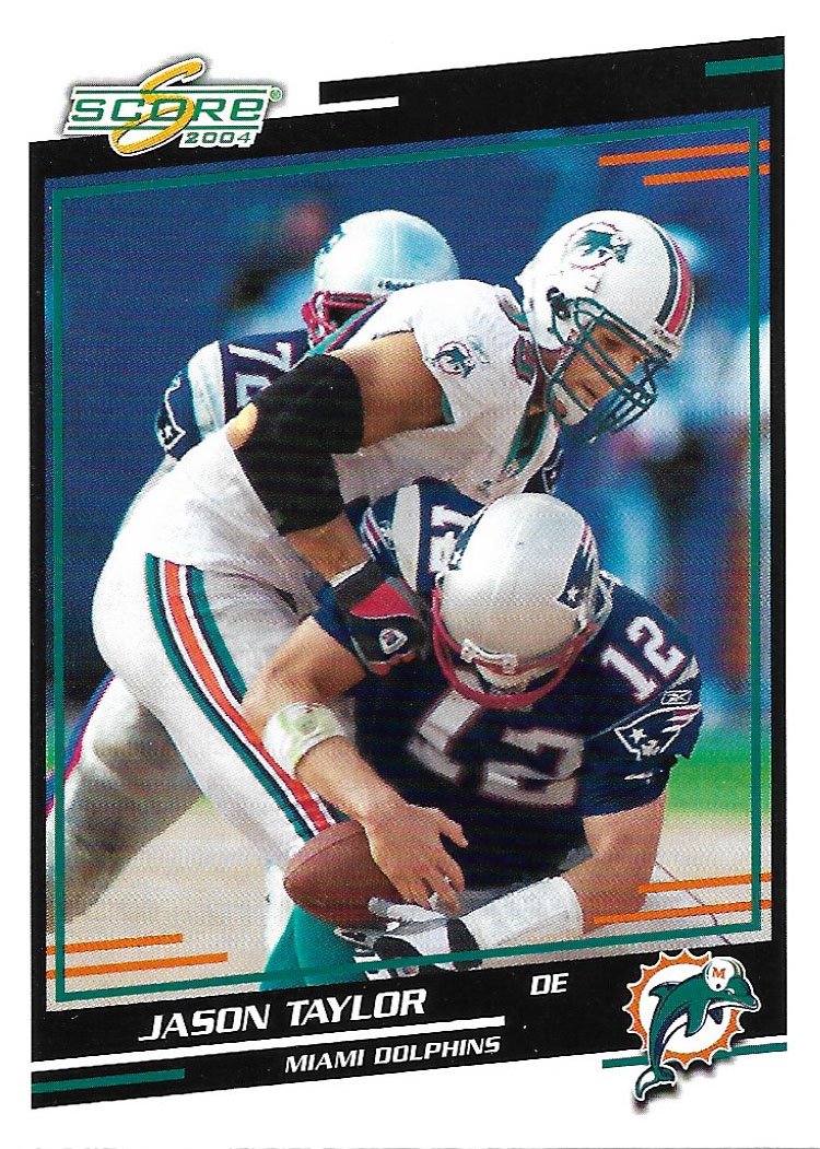 Jason Taylor 2004 Score #178 Miami Dolphins Football Card