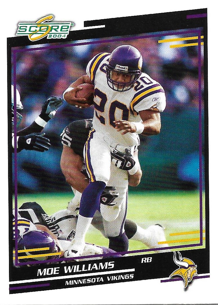 Moe Williams 2004 Score #163 Minnesota Vikings Football Card