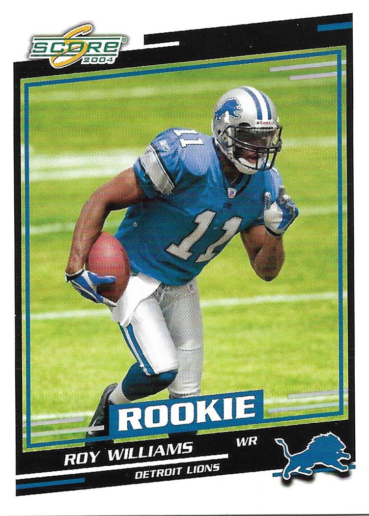 Roy Williams 2004 Score Rookie #377 Detroit Lions Football Card