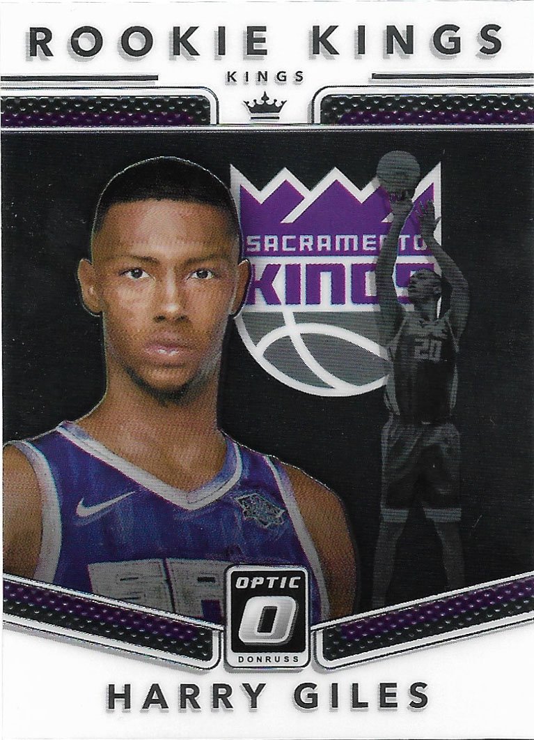 Harry Giles 2017-18 Donruss Optic Rookie Kings #20 Sacramento Kings ...