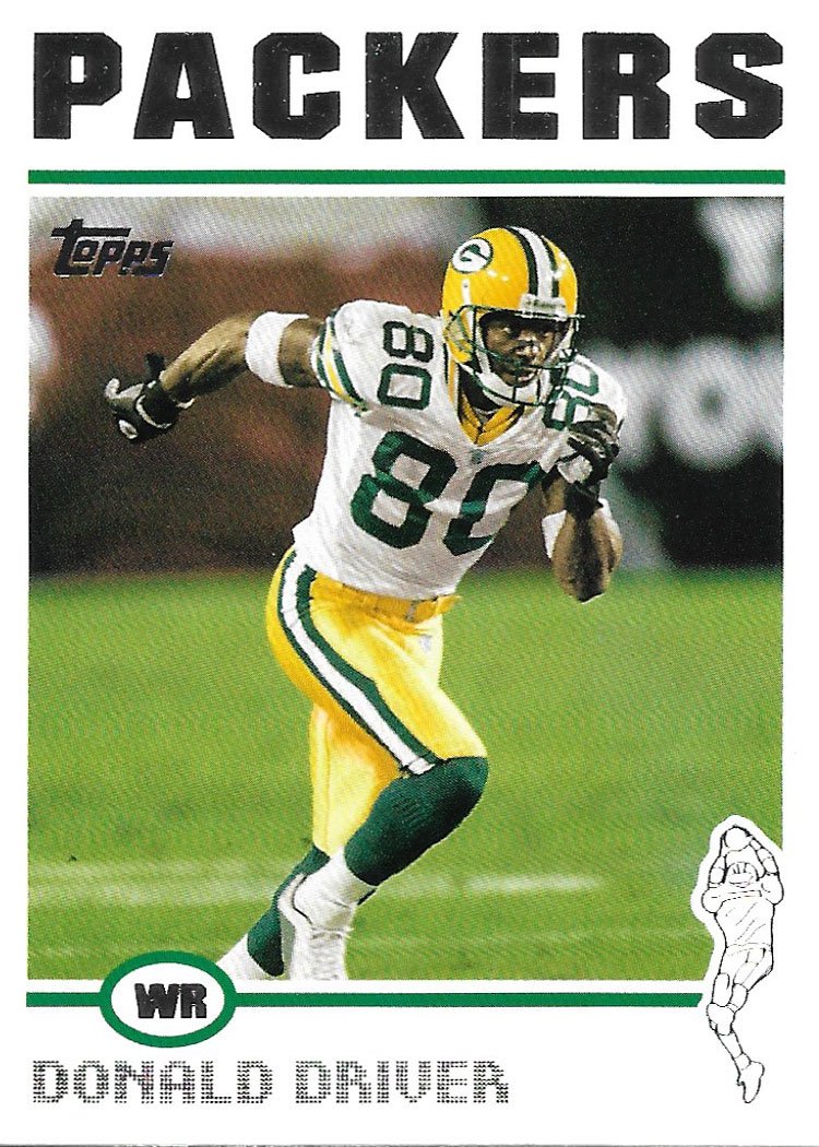 Donald Driver 2004 Topps #287 Green Bay Packers Football Card