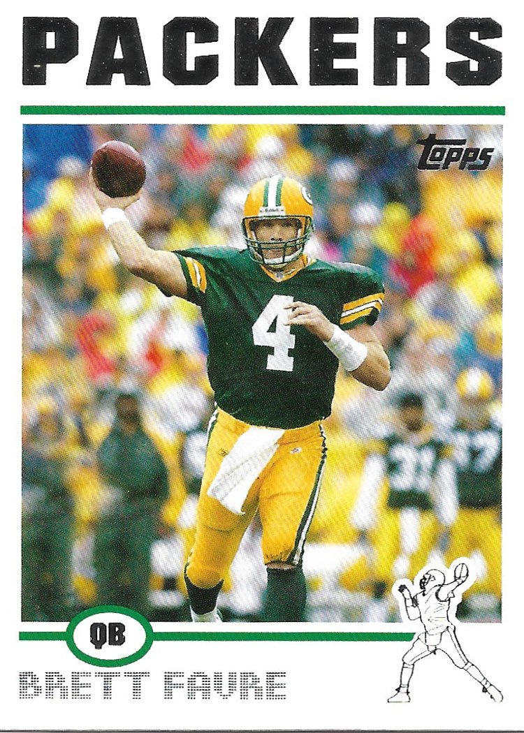 Brett Favre 2004 Topps #250 Green Bay Packers Football Card