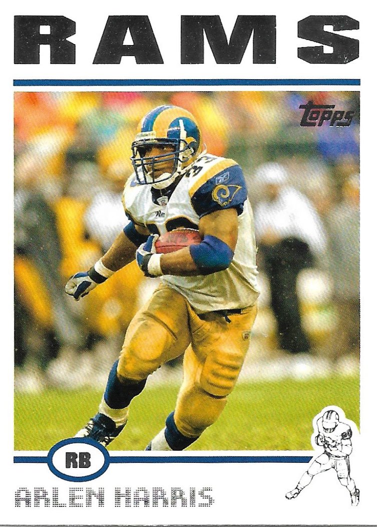 Arlen Harris 2004 Topps #113 St. Louis Rams Football Card