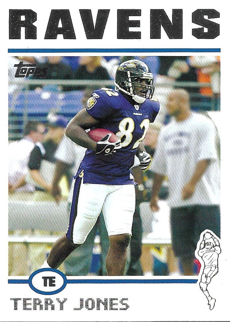 Terry Jones 2004 Topps #212 Baltimore Ravens Football Card