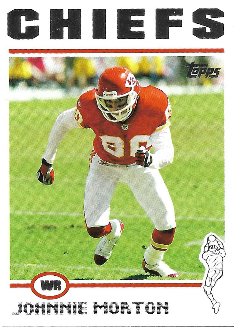 Johnnie Morton 2004 Topps #254 Kansas City Chiefs Football Card