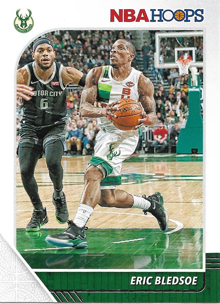 Eric Bledsoe 2019-20 NBA Hoops #103 Milwaukee Bucks Basketball Card