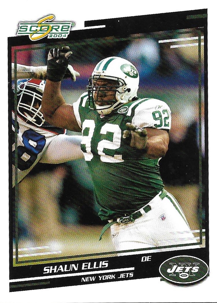 Shaun Ellis 2004 Score #223 New York Jets Football Card
