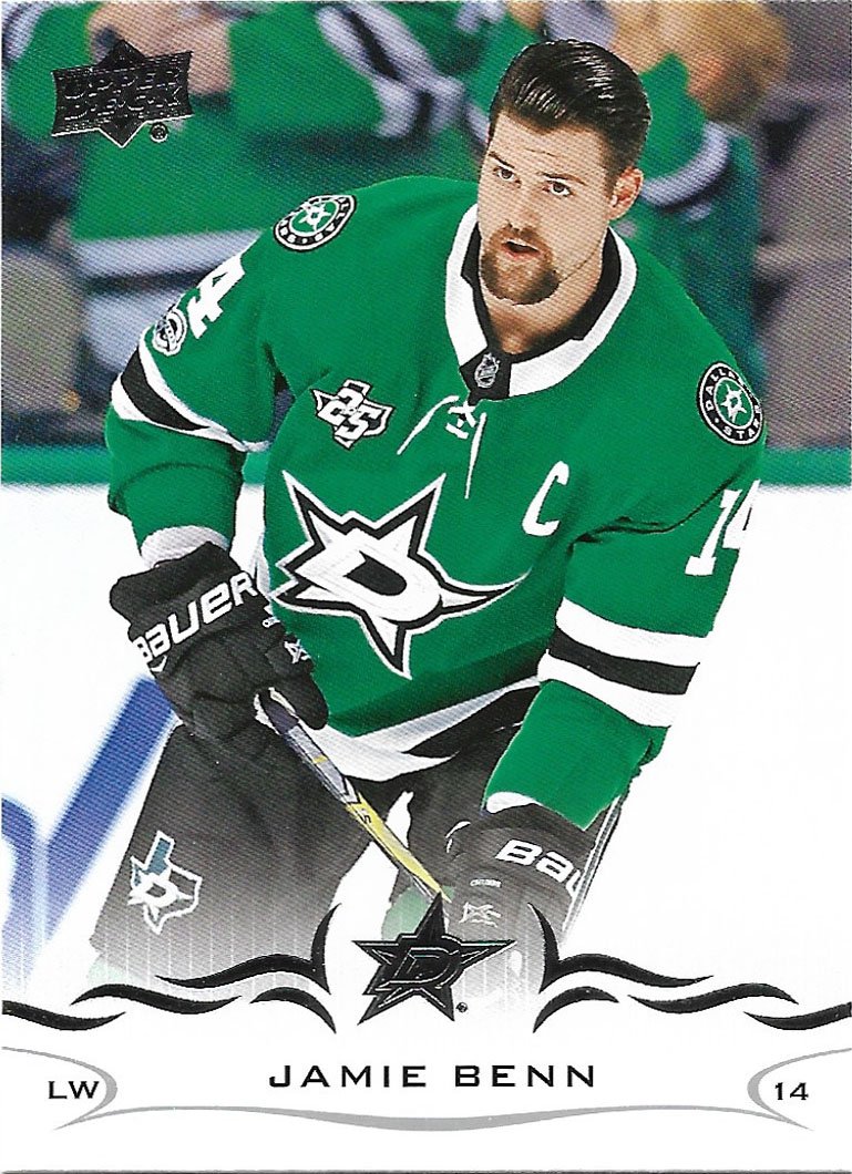 Jamie Benn 2018-19 Upper Deck #63 Dallas Stars Hockey Card